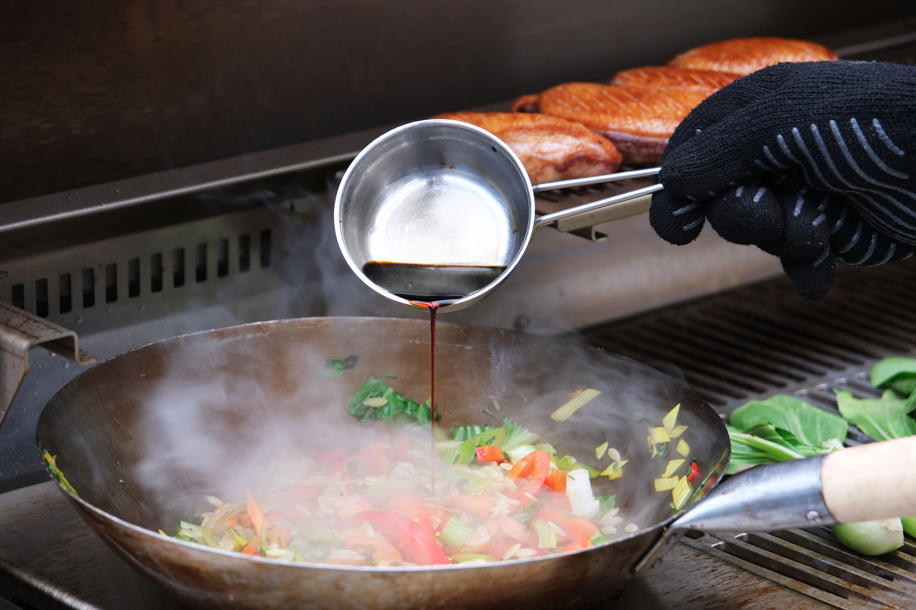 Kanton Ente mit Asia Nudeln Flammkraft Rezepte