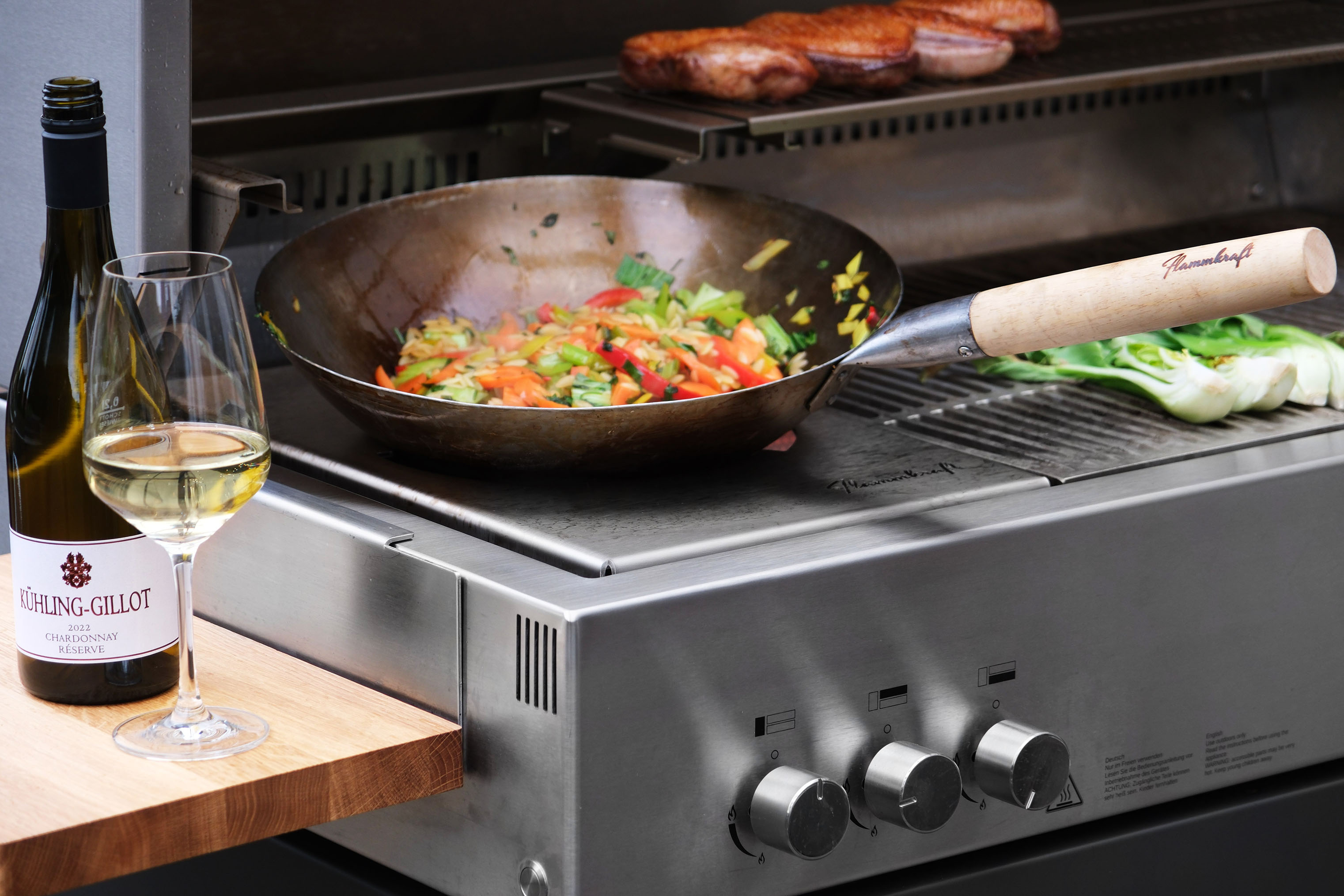 Kanton Ente mit Asia Nudeln Flammkraft Rezepte