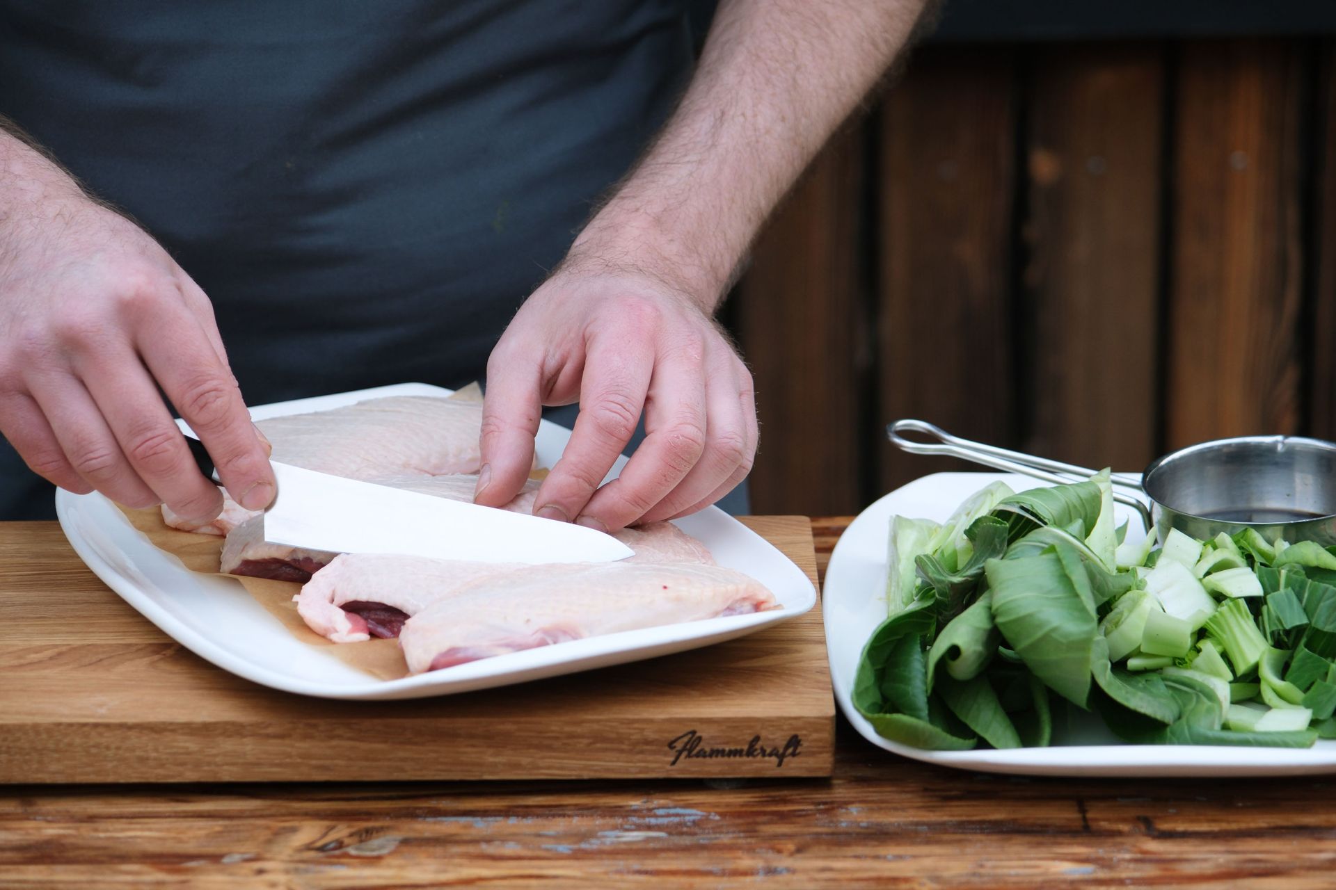 Kanton Ente mit Asia Nudeln Flammkraft Rezepte